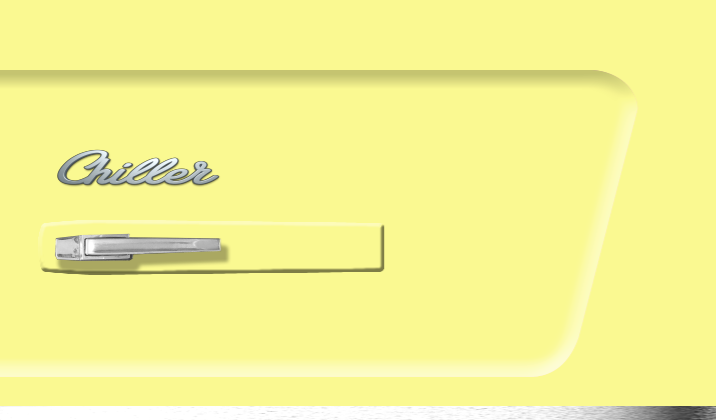 Canary Yellow Retro Chiller Refrigerator Wrap — RM wraps LLC