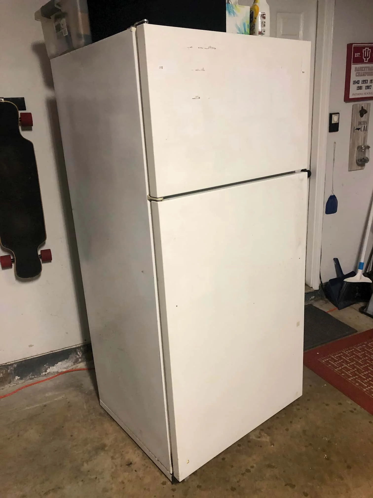 Vintage U.S.A. Flag Refrigerator Wrap