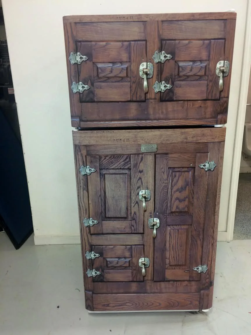 Icebox Vintage Refrigerator Wrap