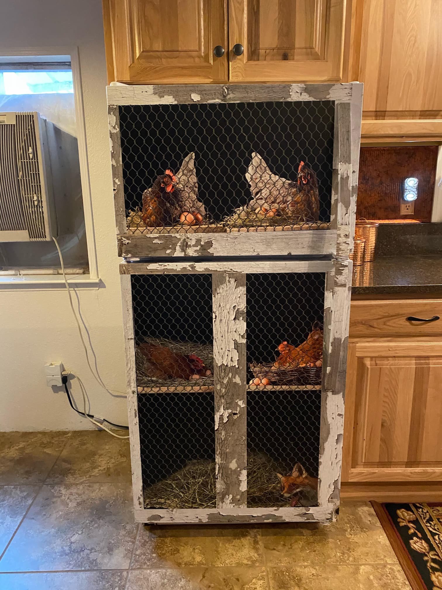 Chicken Coop Rustic Refrigerator Wrap — RM wraps LLC