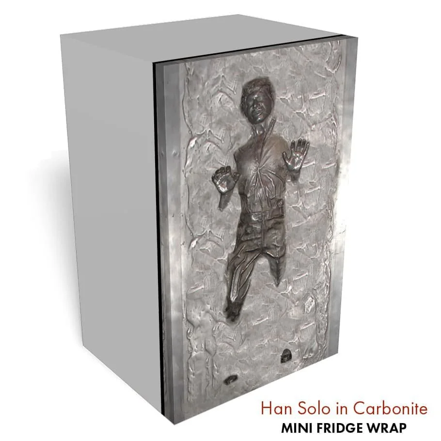 Han Solo in Carbonite Mini Fridge Wrap