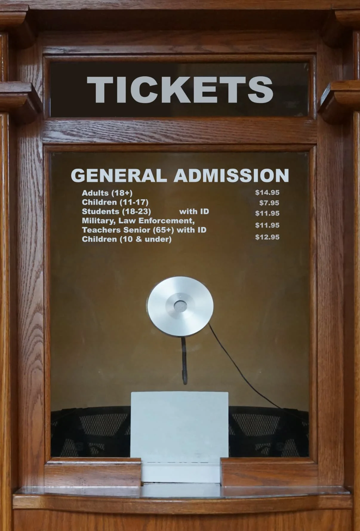 Ticket Booth Door Wrap — RM wraps LLC