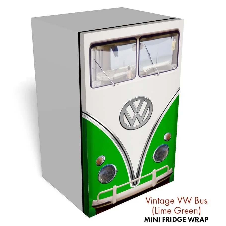 VW Bus Mini Fridge Wrap — RM wraps LLC