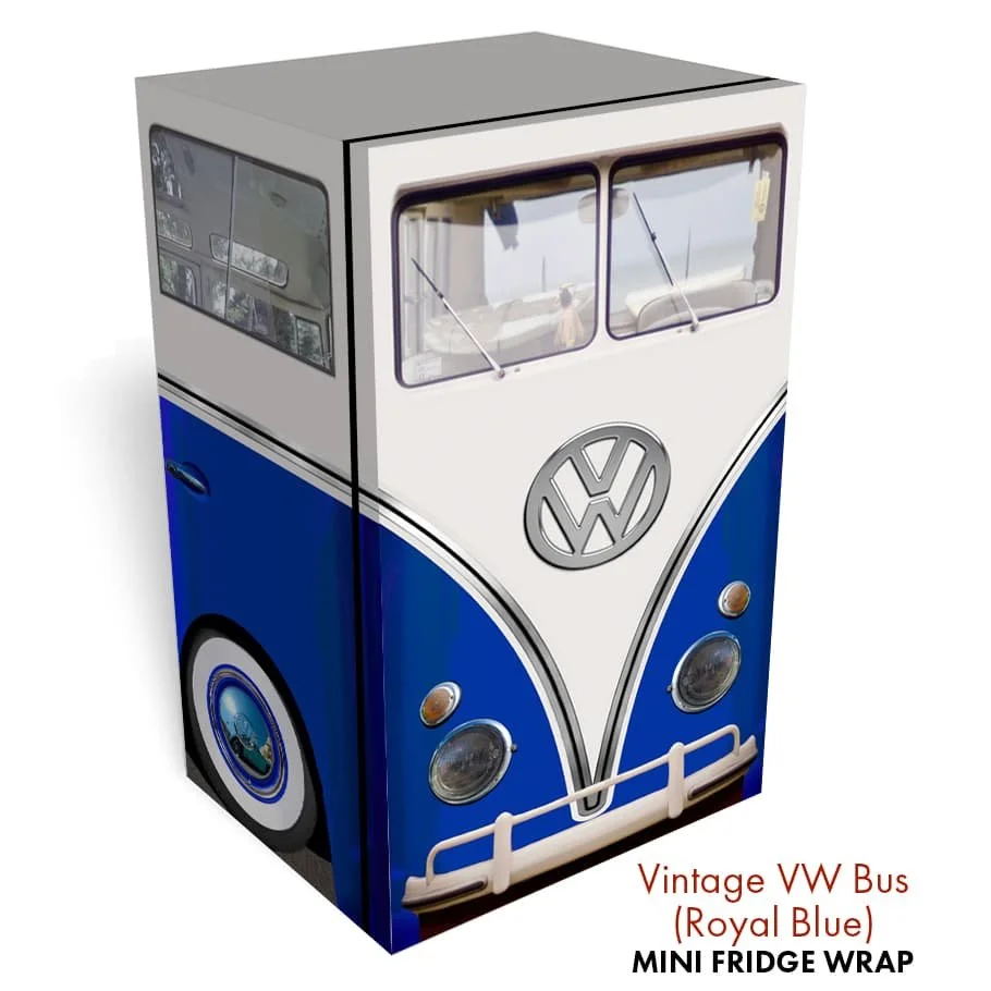 VW Bus Mini Fridge Wrap — RM wraps LLC