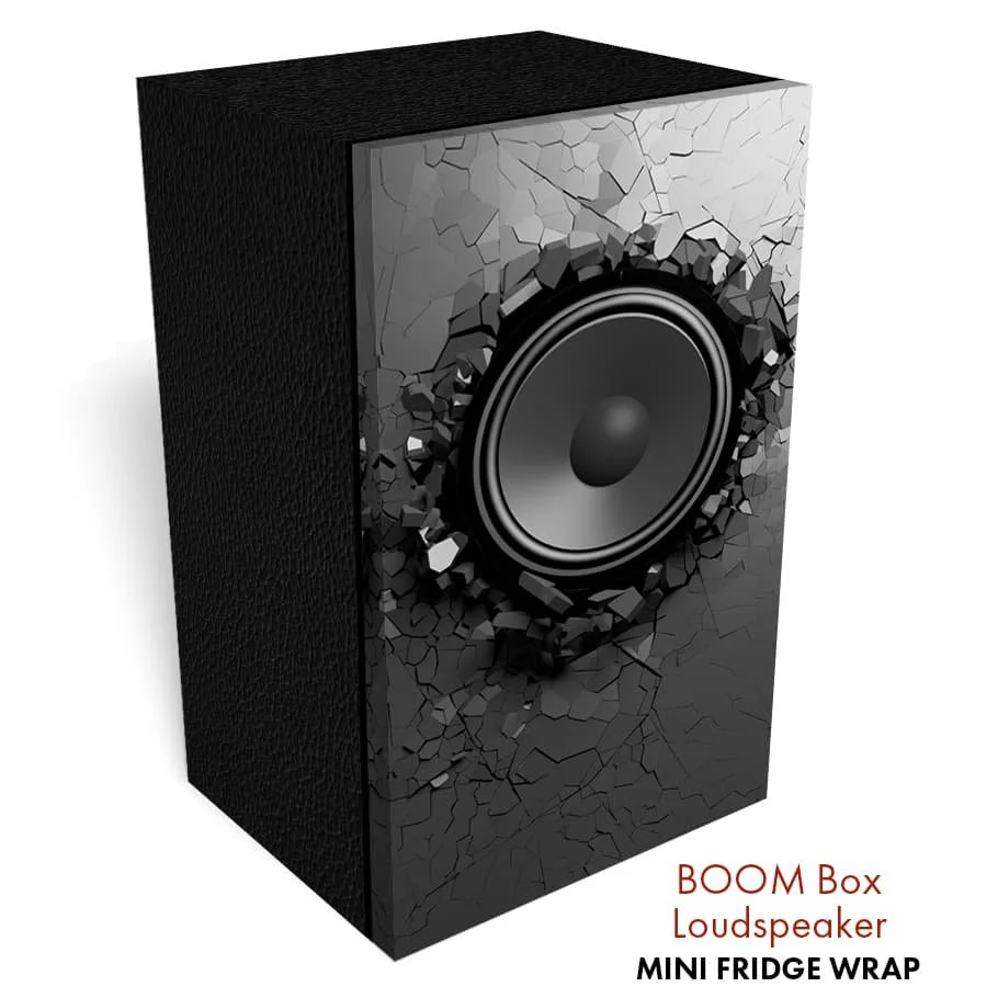 Custom Amp Mini Fridge Wrap