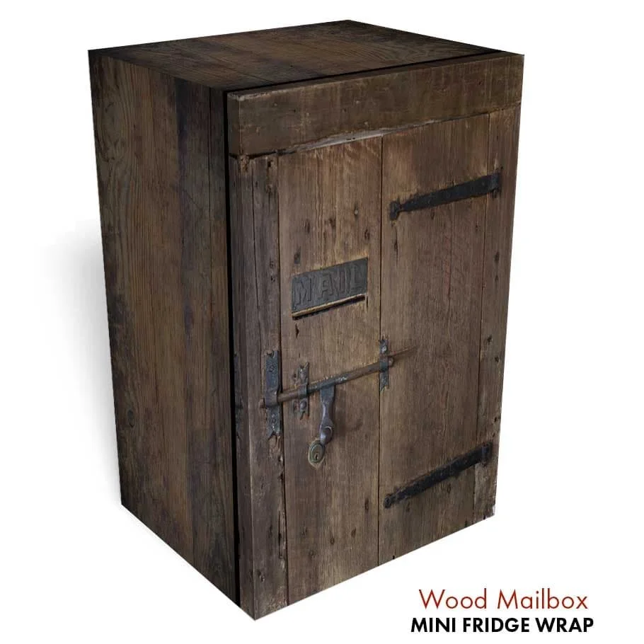 Wooden Filing Cabinet Mini Fridge Wrap — RM wraps LLC
