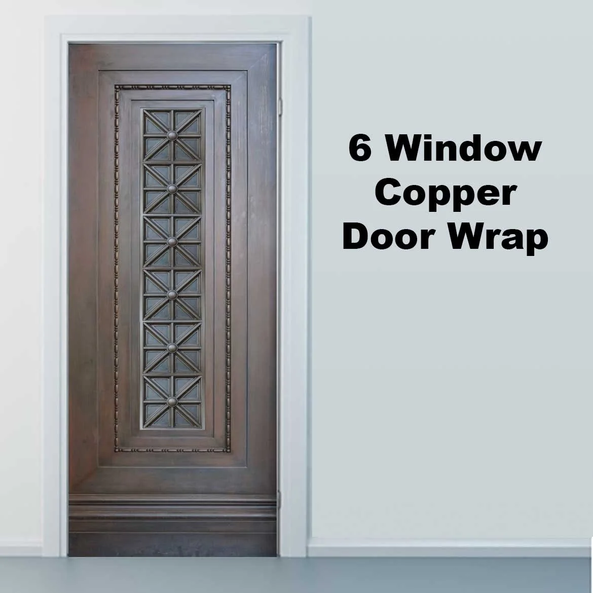 6 Window Copper Door Wrap — RM wraps LLC