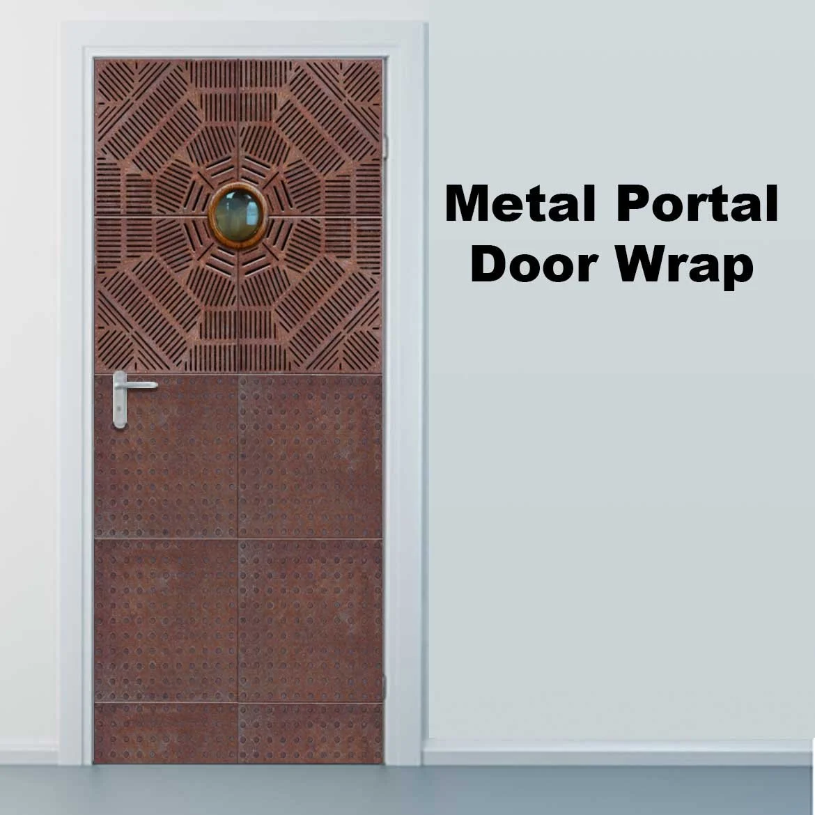 Metal/Rust/Steampunk Door Wraps — Rm wraps makes custom printed wraps ...