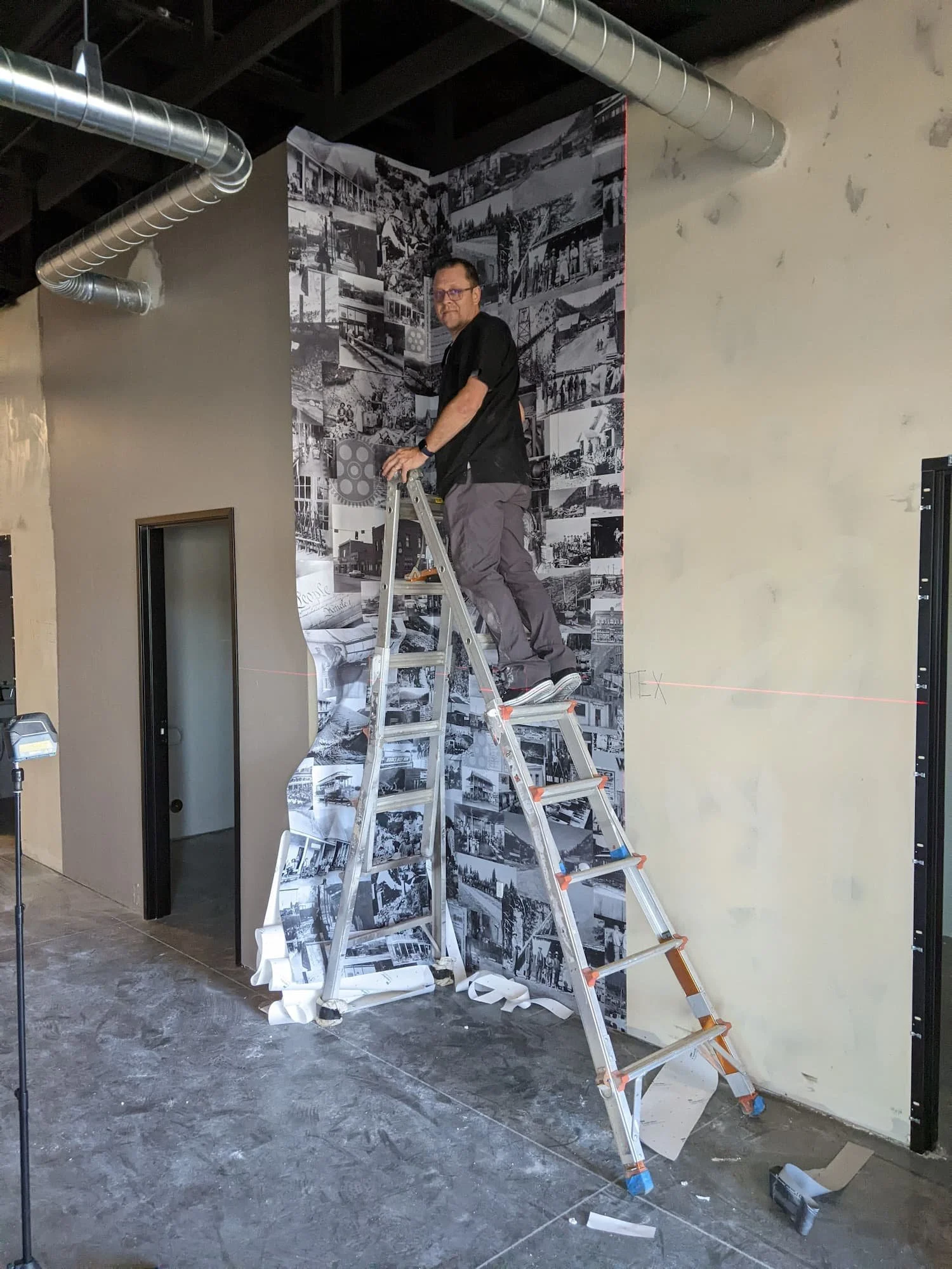 Custom Wall Wrap Graphics for WORK