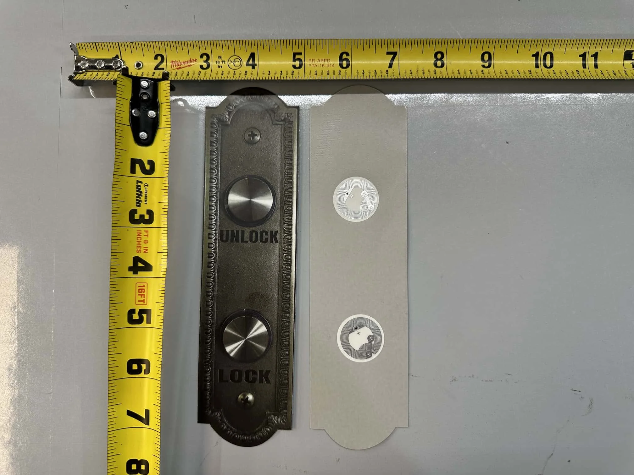 NFC Tag Vintage Elevator Button Cover Sticker