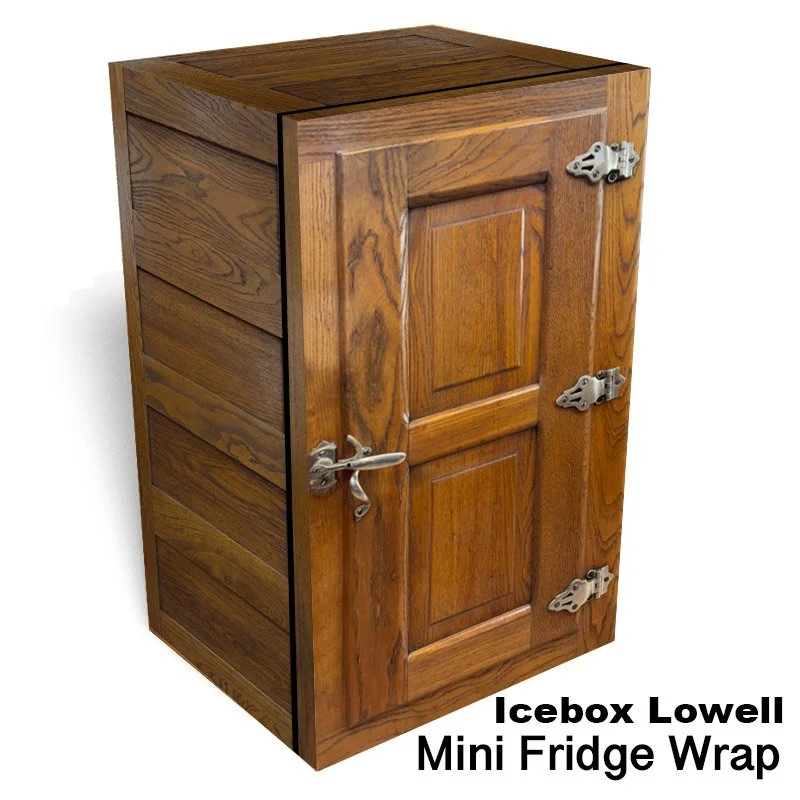 Icebox Lowell Mini Fridge Wrap — RM wraps LLC