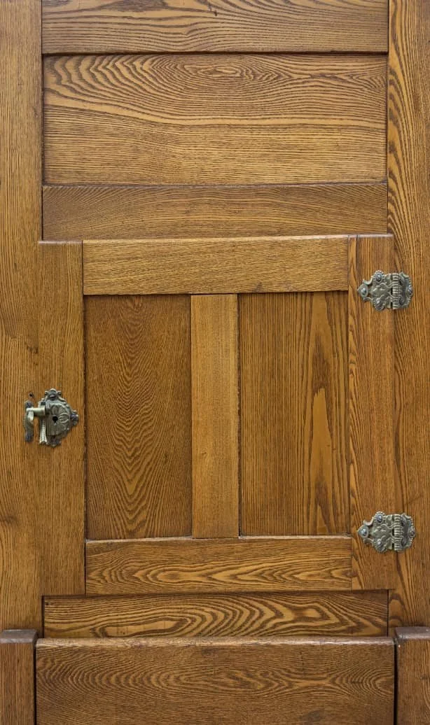 Icebox Weathered Oak Custom Printed Vinyl Mini Fridge Wrap