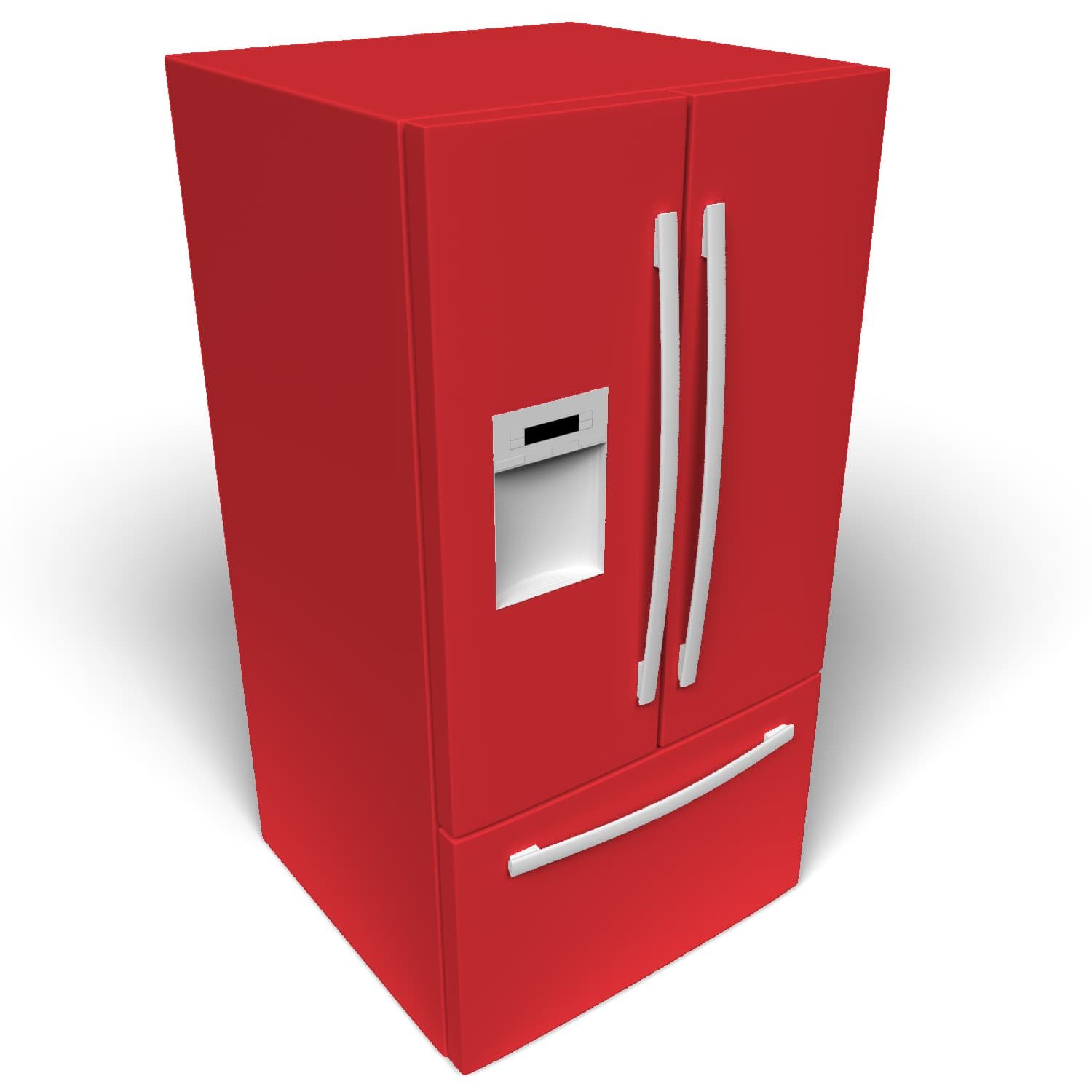 Real Red SW 6868 Refrigerator Wrap