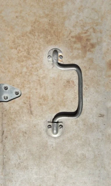 Worn Red Cooler Box Mini Fridge Wrap