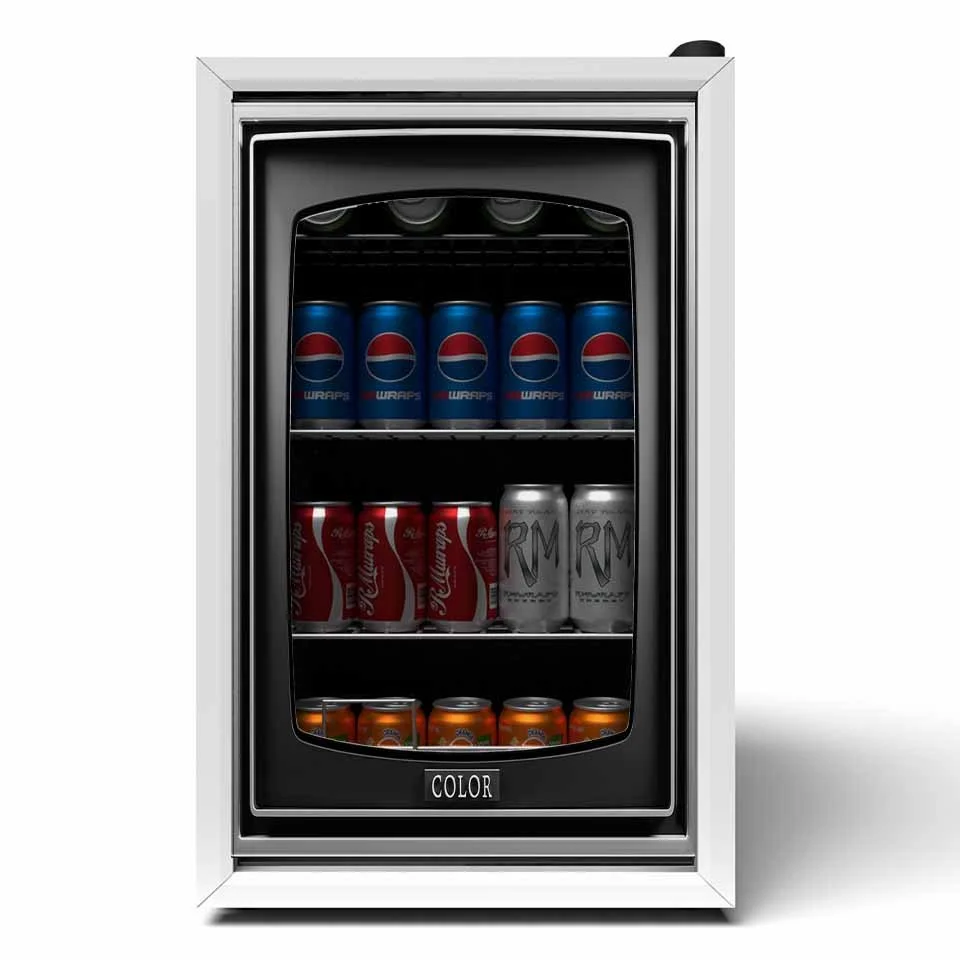 70's TV Mini Fridge wrap