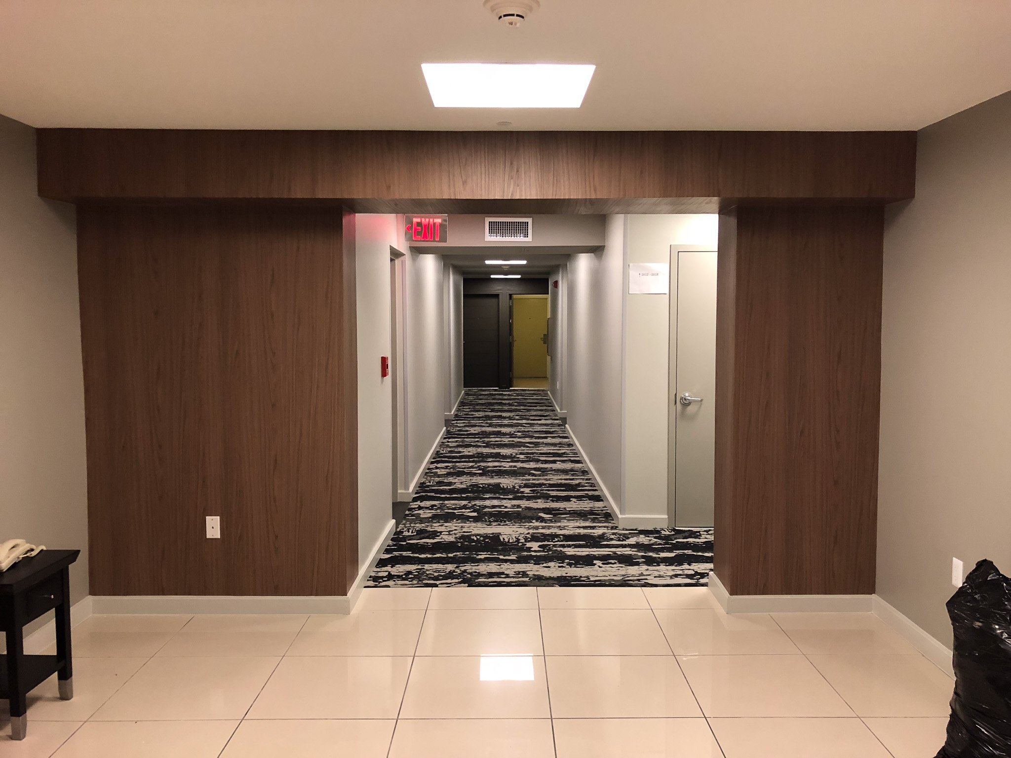 Elevator Exterior Wall Wraps using the 3M Di-Noc Architectural Film