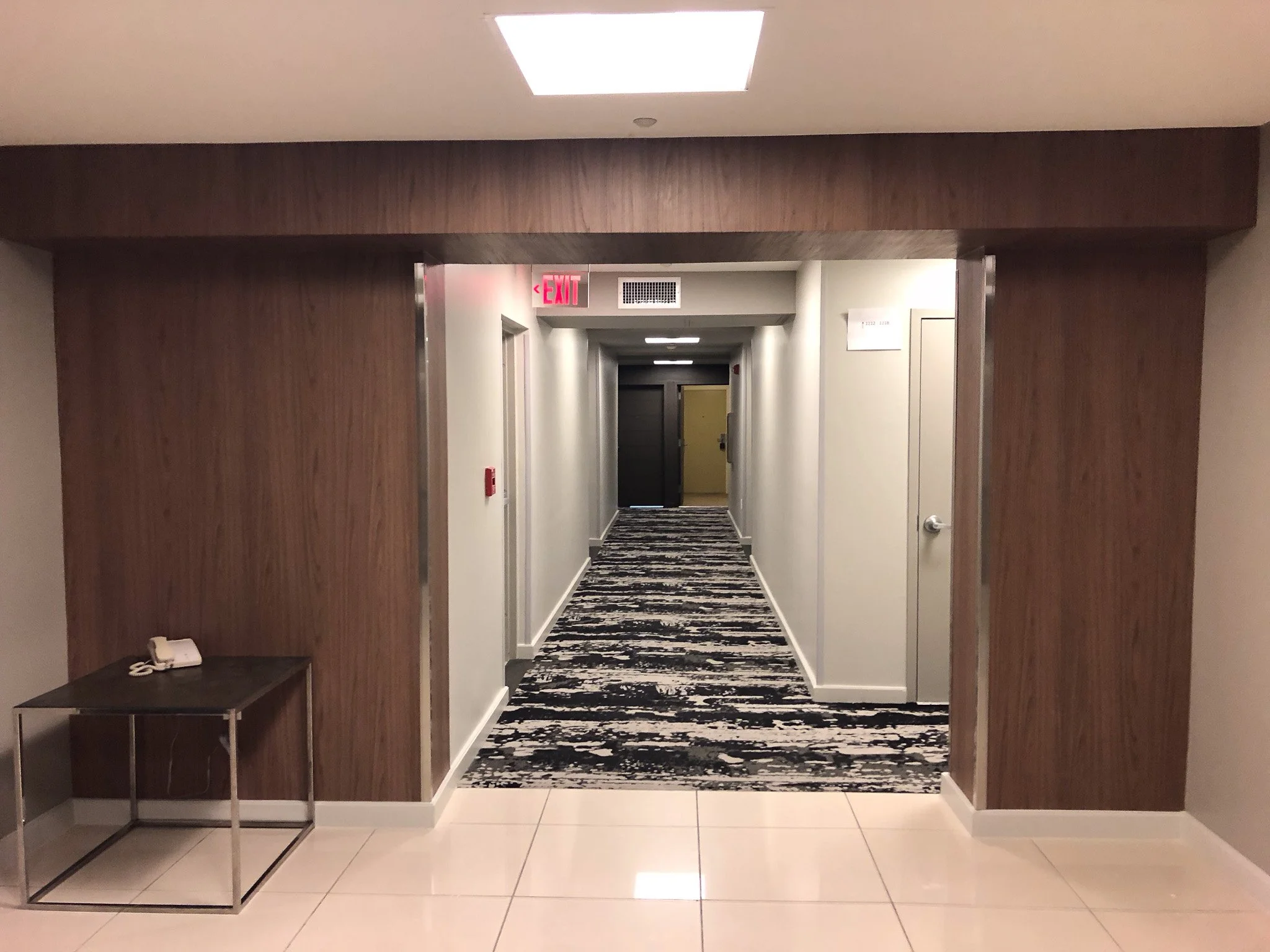 Elevator Exterior Wall Wraps using the 3M Di-Noc Architectural Film
