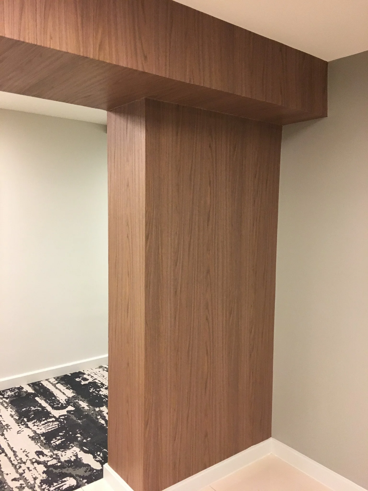 Elevator Exterior Wall Wraps using the 3M Di-Noc Architectural Film