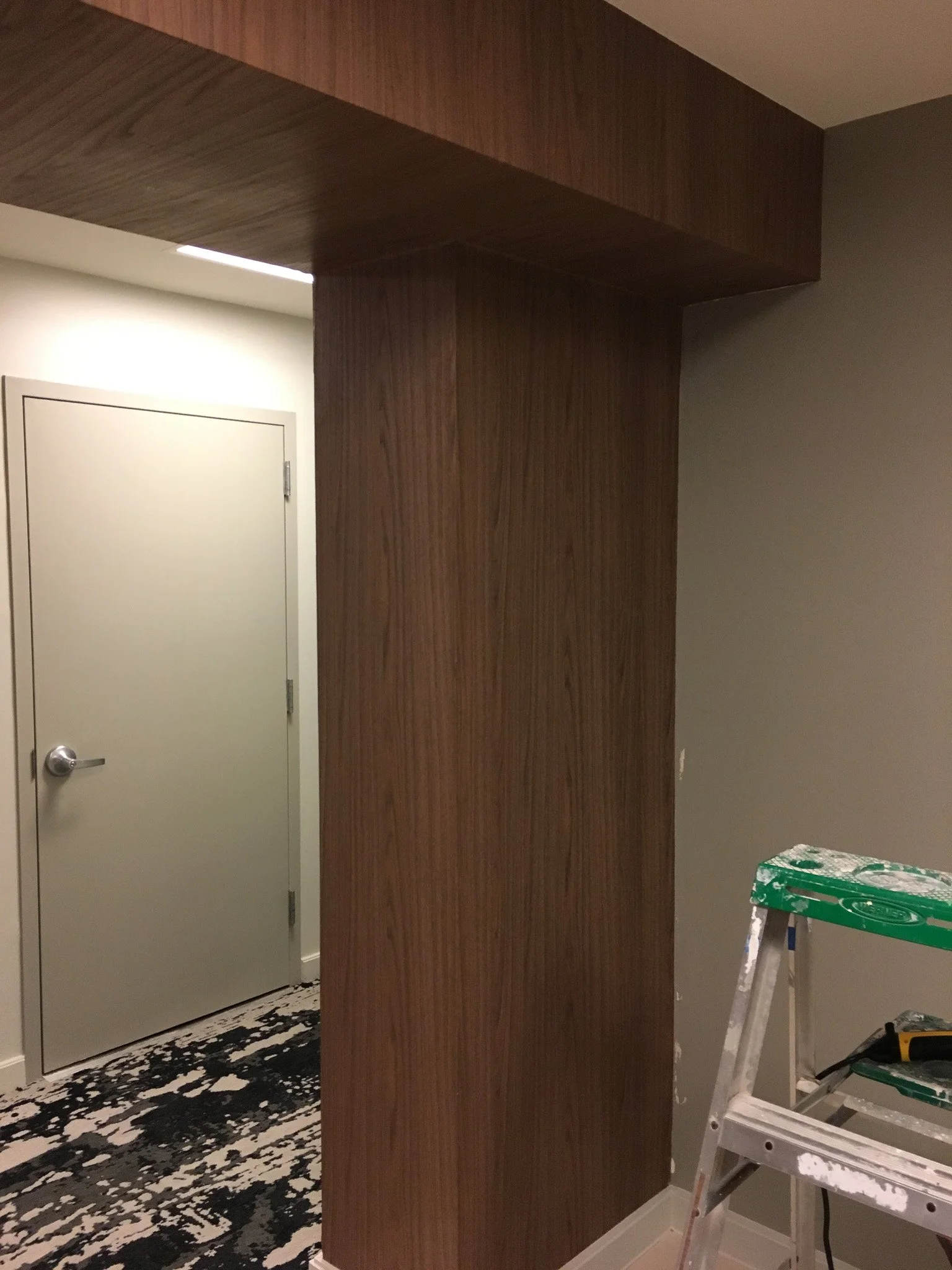 Elevator Exterior Wall Wraps using the 3M Di-Noc Architectural Film