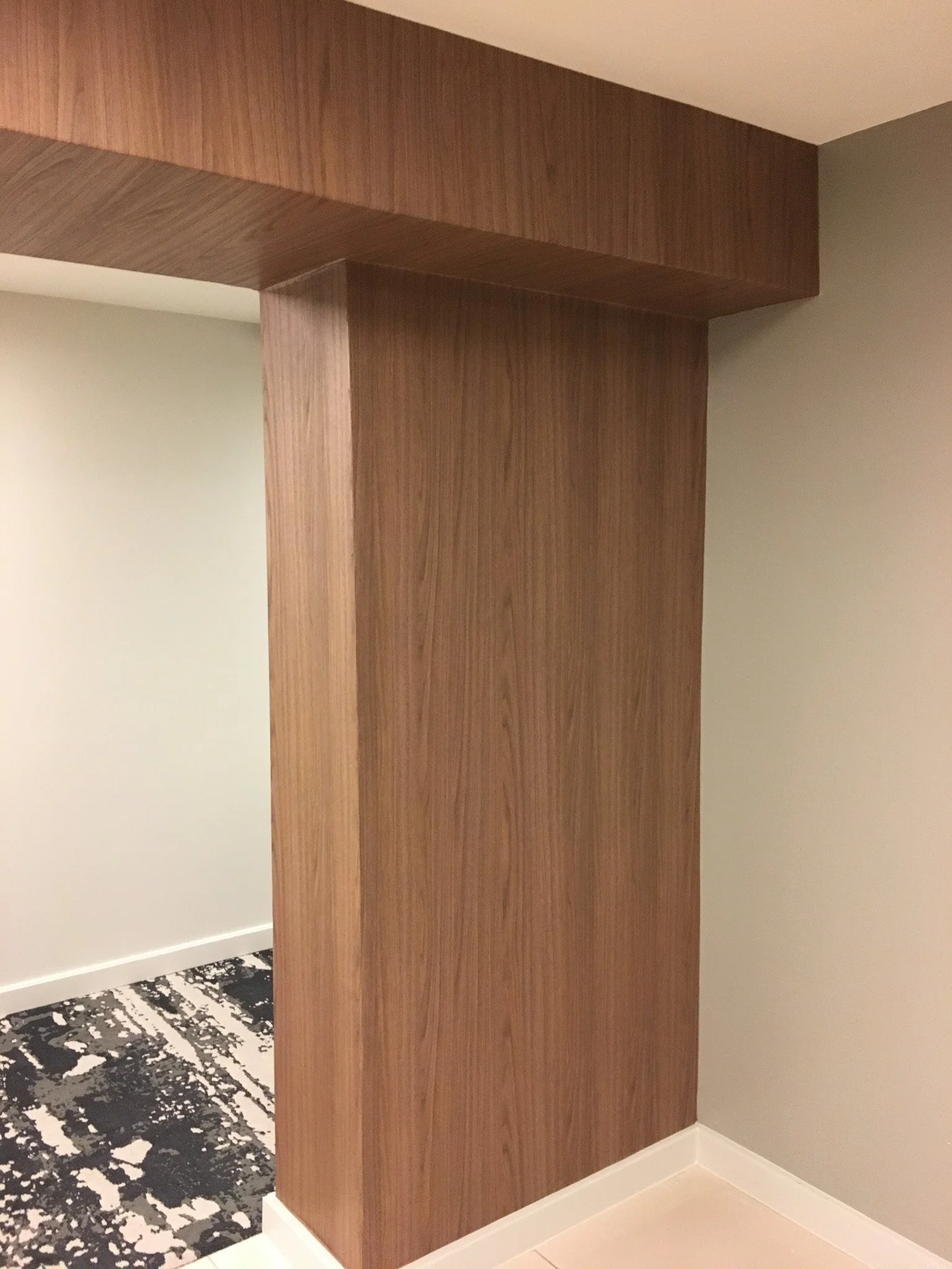 Elevator Exterior Wall Wraps using the 3M Di-Noc Architectural Film