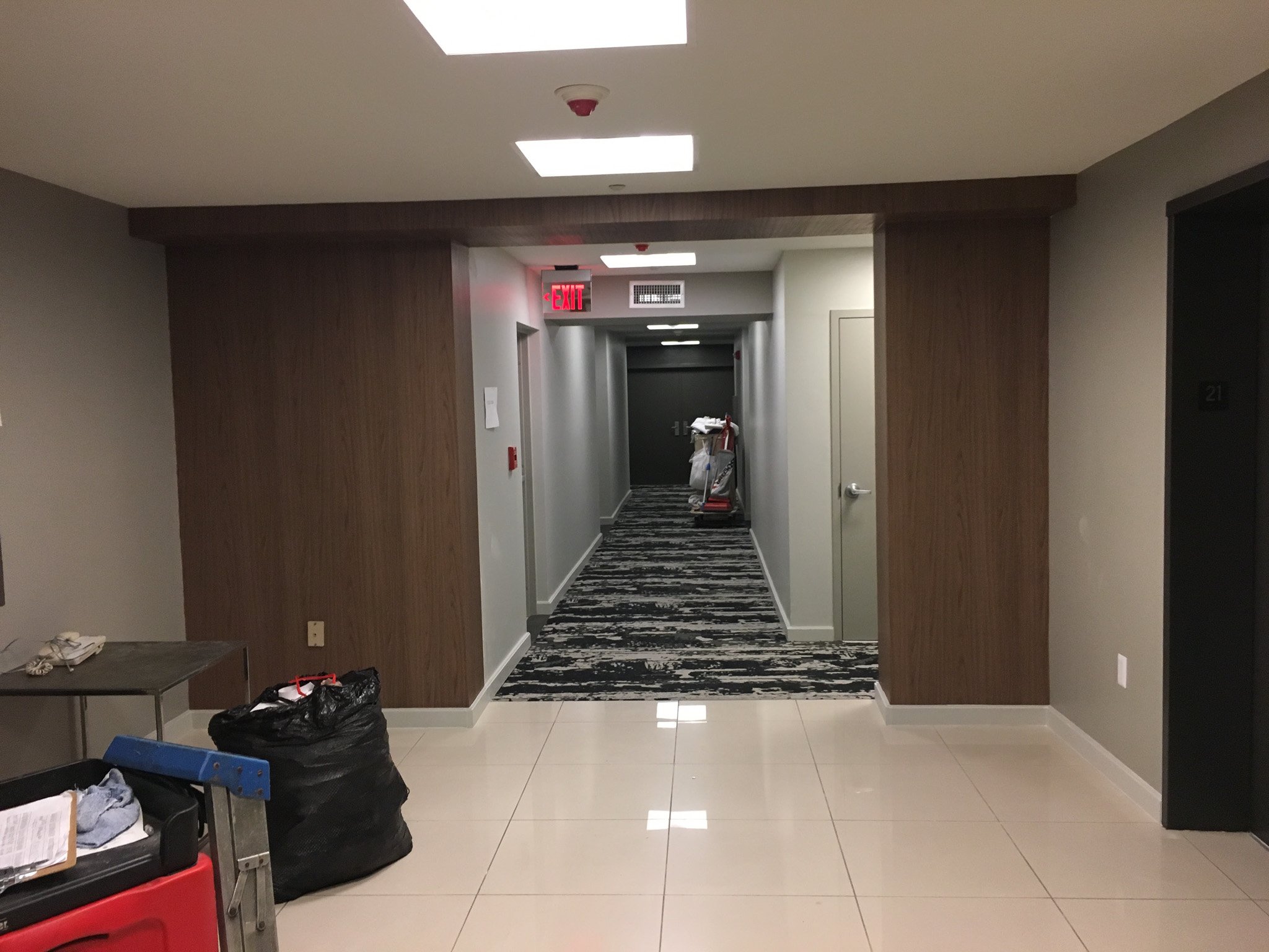 Elevator Exterior Wall Wraps using the 3M Di-Noc Architectural Film