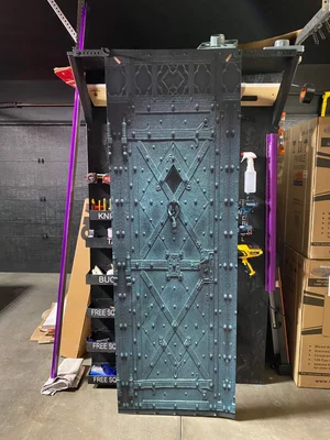 Galvanized Steel Vinyl Door Wrap