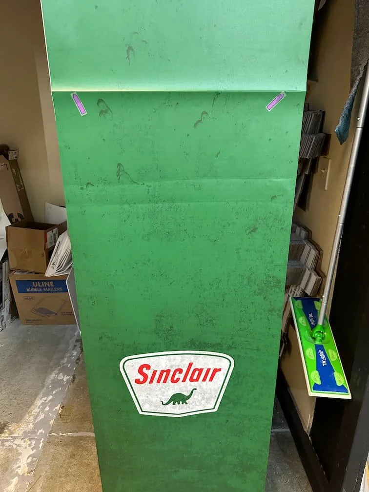 Sinclair Gas Pump Mini Fridge Wrap