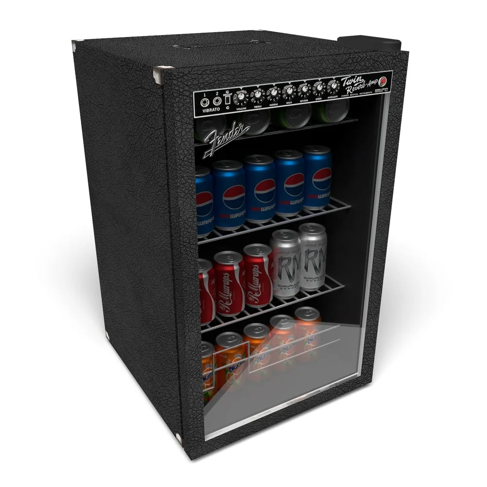 Custom-Wrapped Insignia 48-Can Glass Door Mini Fridge