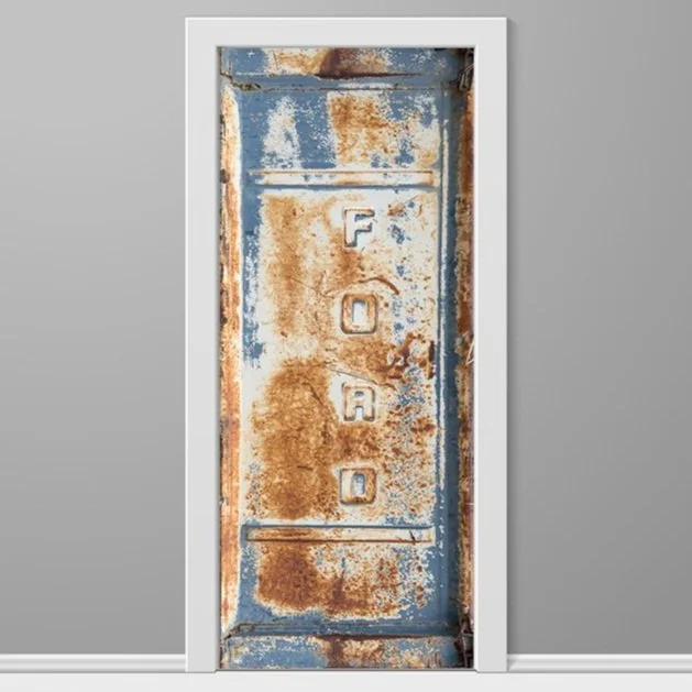 Dungeon Jail Cell Vinyl Door Wrap