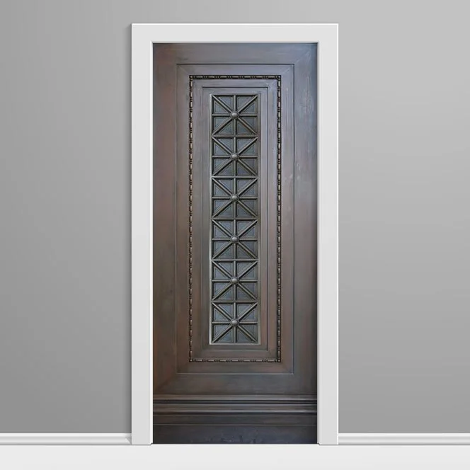 Mobilgas SPECIAL Red Rust Gas Pump Door Wrap