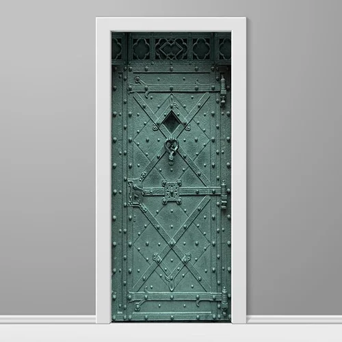 Galvanized Steel Vinyl Door Wrap