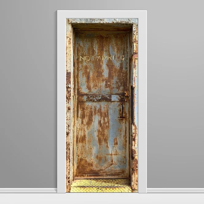 Metal/Rust/Steampunk Door Wraps — RM wraps makes custom-printed vinyl ...