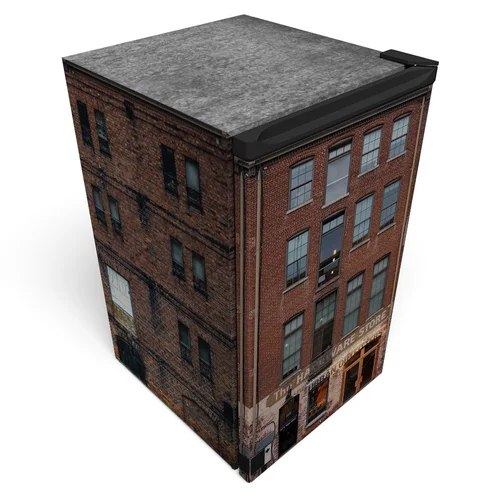 Ghostbusters' Firehouse Mini Fridge Wrap