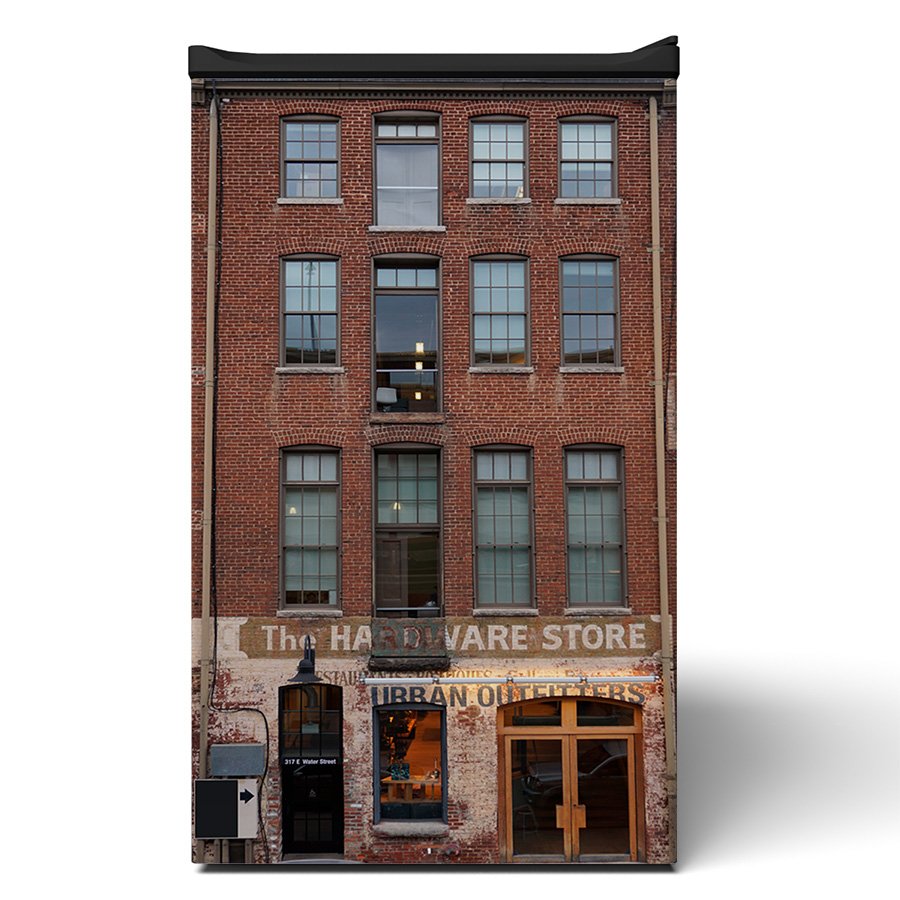 Ghostbusters' Firehouse Mini Fridge Wrap