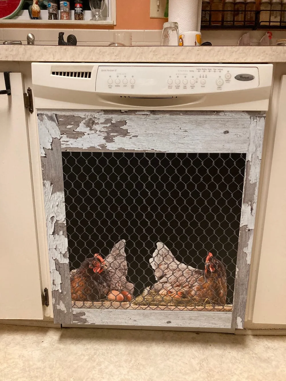Retro Chrome-Trimmed Dishwasher Wrap