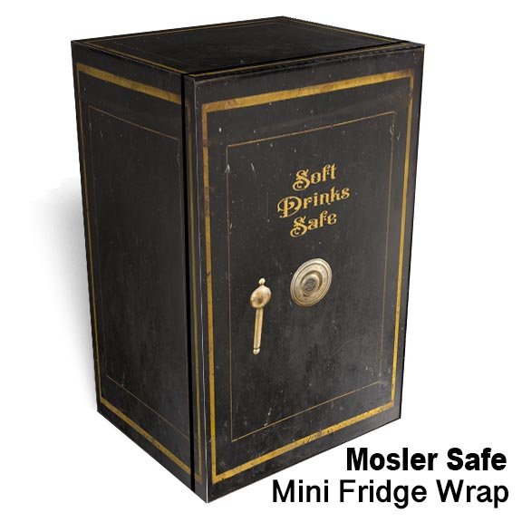 Mosler Safe Mini Fridge Wrap — RM wraps LLC