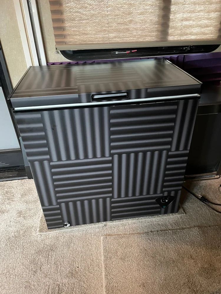 Acoustic Tile Chest Freezer Wrap