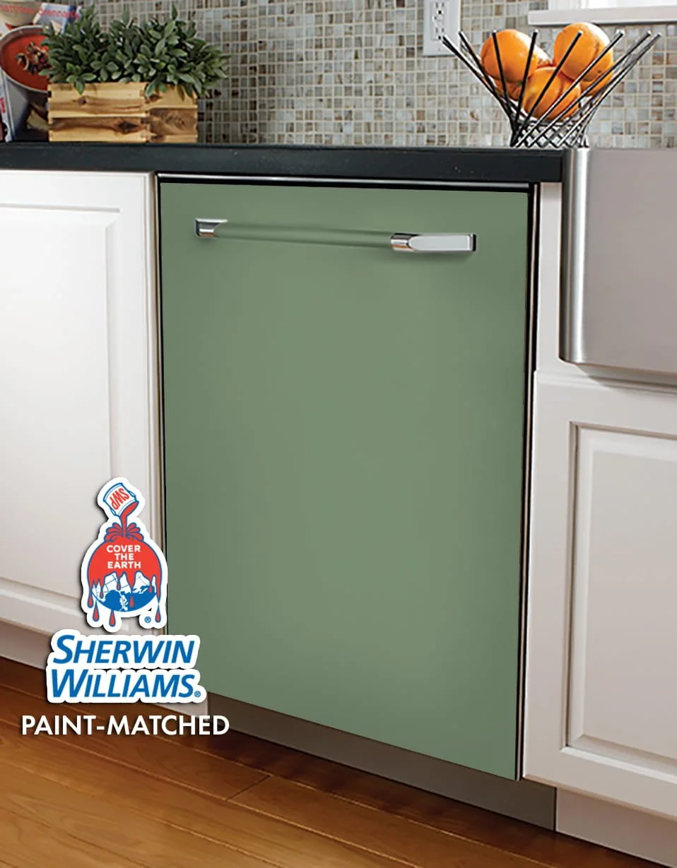 Vintage Icebox Custom Printed Vinyl Dishwasher Wrap