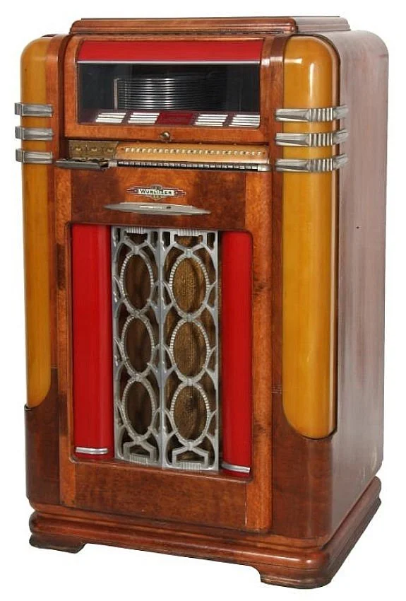 Wurlitzer Model 500 Jukebox Custom-Printed Mini Fridge Wrap