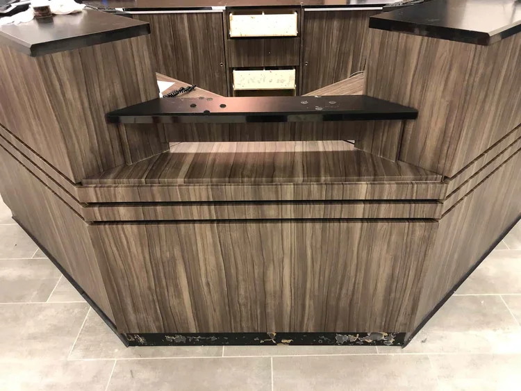 Retail Reception Desk Makeovers - 3M Di-Noc Architectural Finishes (BLOG)