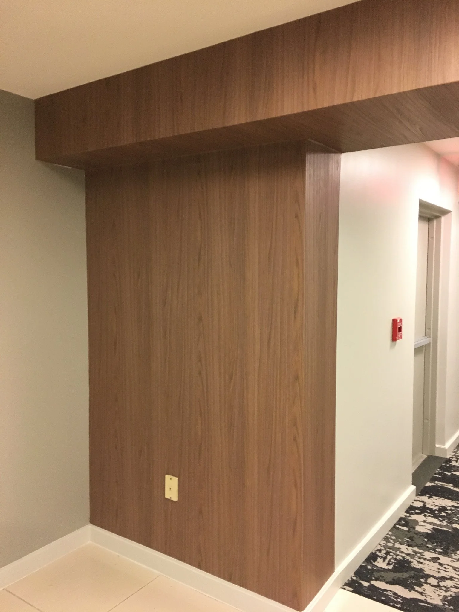 Elevator Exterior Wall Wraps using the 3M Di-Noc Architectural Film