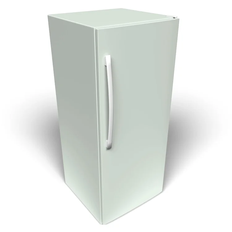 Cherry Red Retro Chiller Refrigerator Wrap