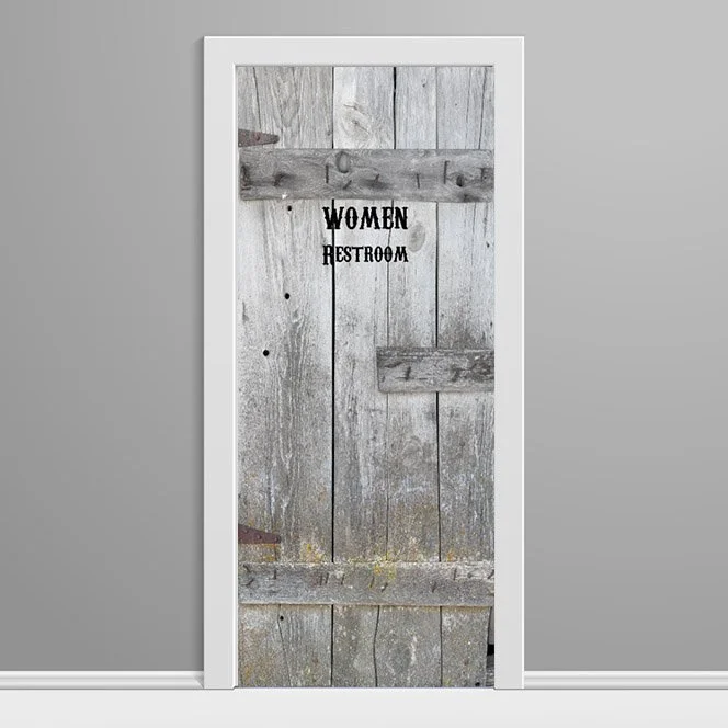 Rustic Door Wraps — RM wraps makes custom-printed vinyl wraps for your ...