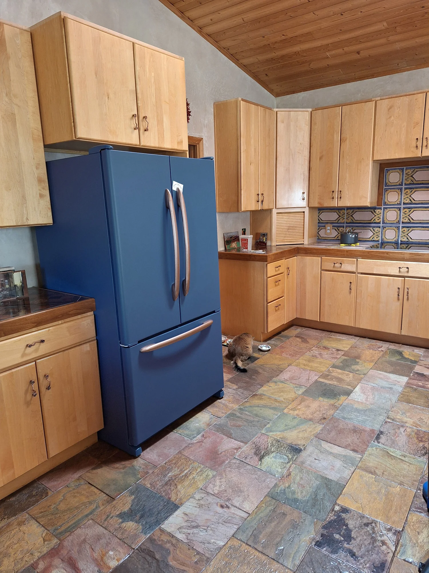 Azure Tide SW 9684 Color-Match Refrigerator Wrap