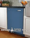 Azure Tide SW 9684 Color-Match Refrigerator Wrap