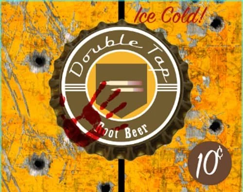 Double Tap Vending Machine Mini Fridge Wrap