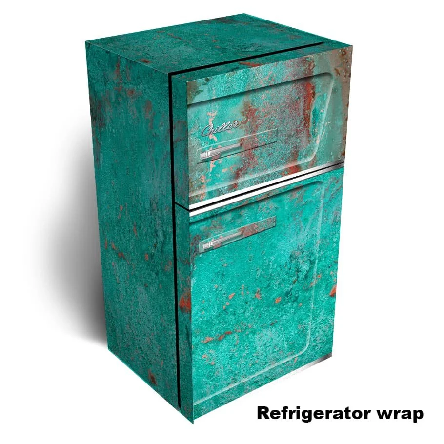 Oxidized Copper Chiller Refrigerator Wrap — RM wraps LLC
