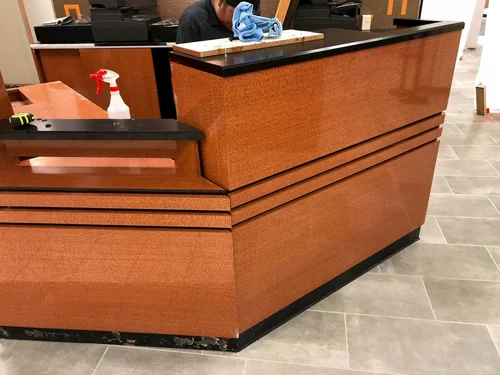 Retail Reception Desk Makeovers - 3M Di-Noc Architectural Finishes (BLOG)