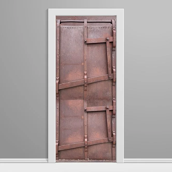 Metal/Rust/Steampunk Door Wraps — RM wraps makes custom-printed vinyl ...