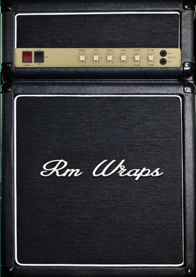 Custom Amp Mini Fridge Wrap